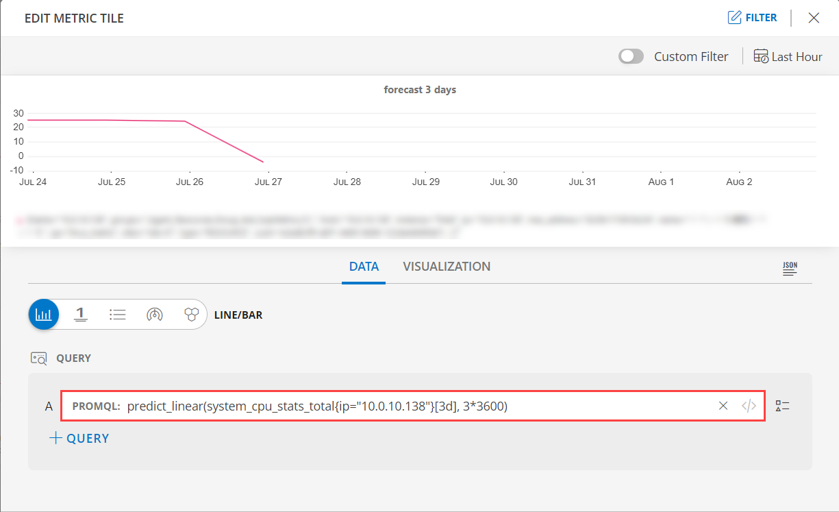 Metric Tile | OpsRamp Documentation